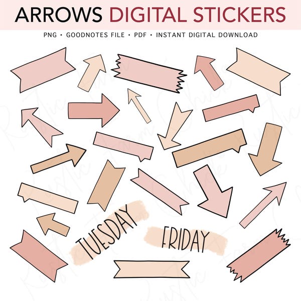 Arrow Stickers - Etsy