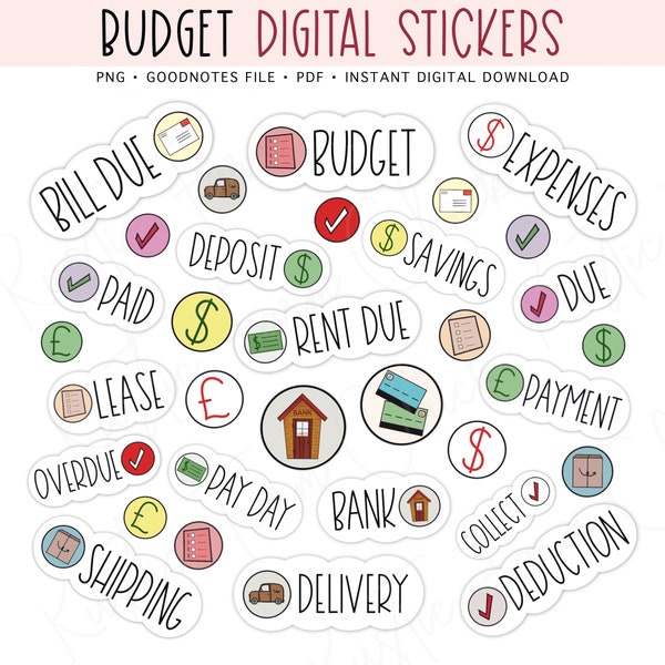 Finance Stickers - Etsy
