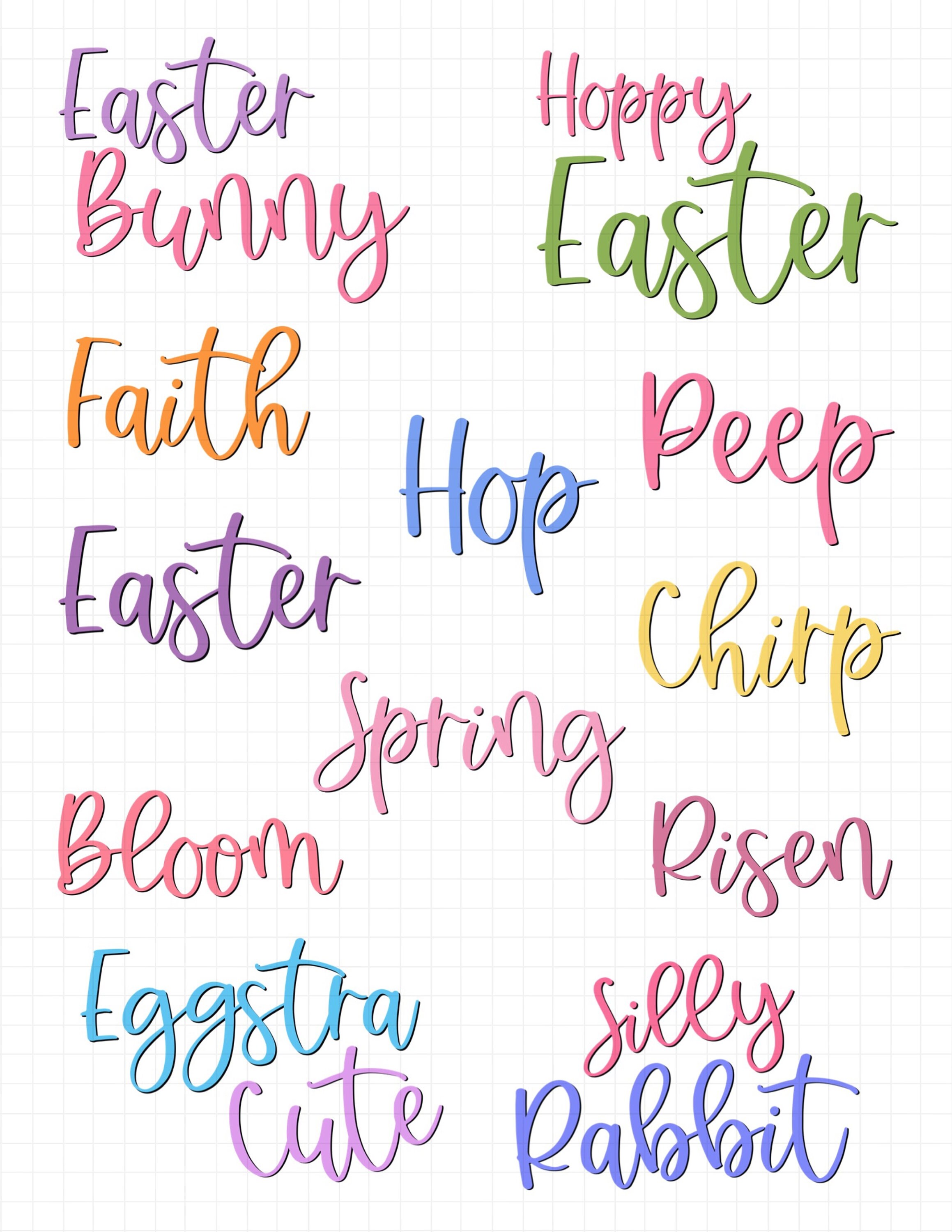 EASTER Digital Stickers for GoodNotes Planner GoodNotes | Etsy