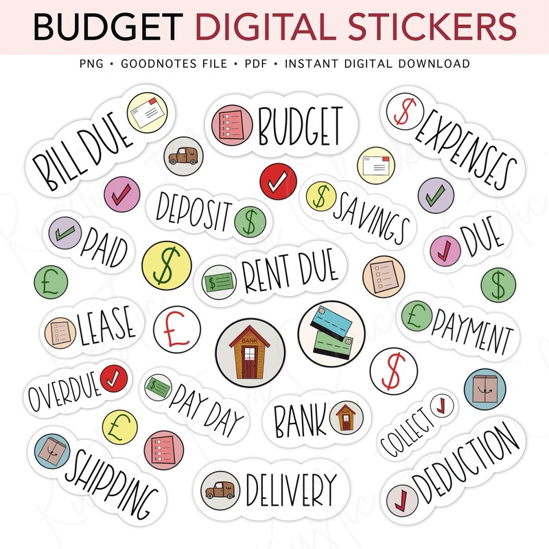 Finance Stickers - Etsy