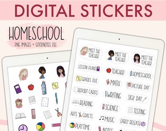 TEACHER Digital Stickers for Goodnotes Classroom Pre-cropped - Etsy