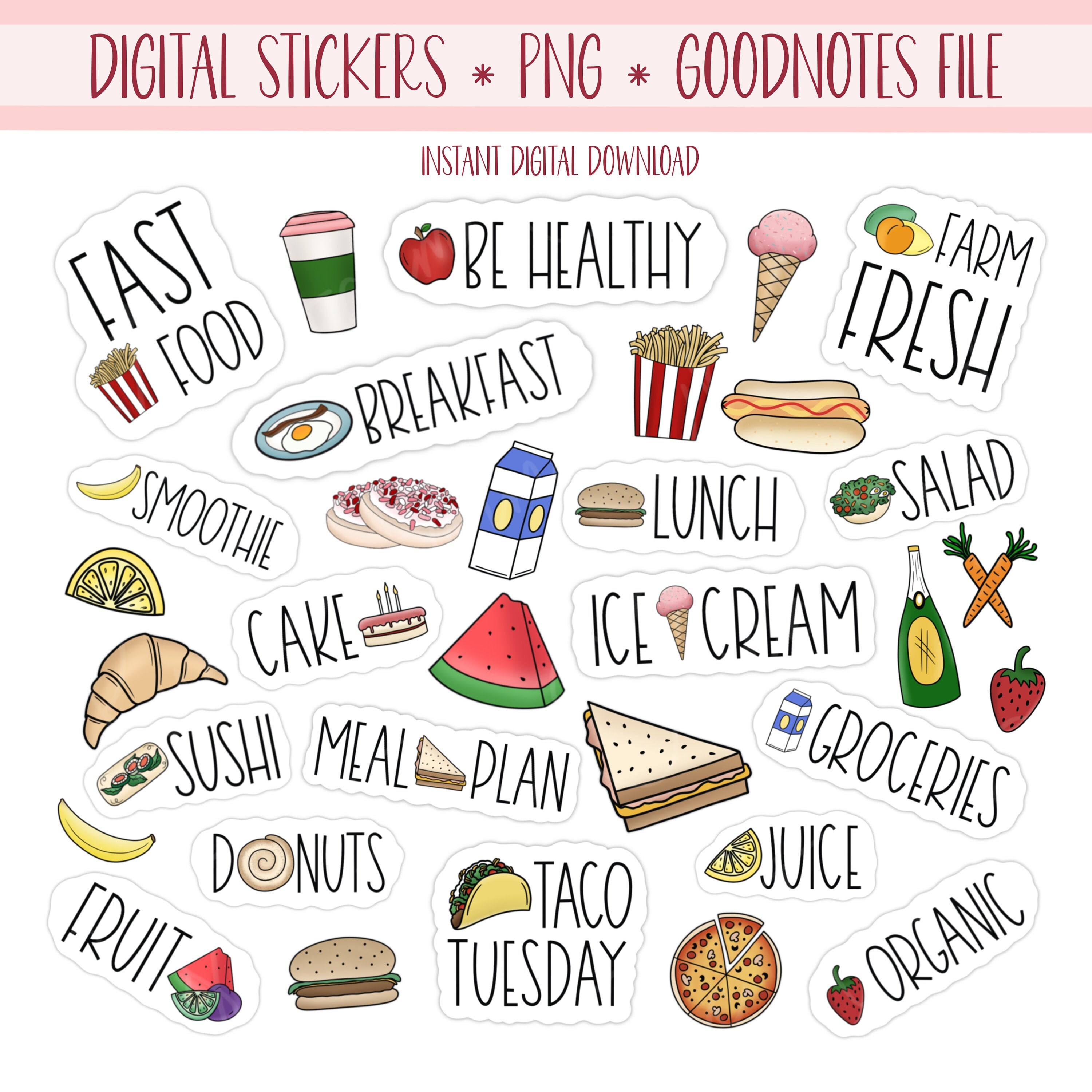food-digital-stickers-for-goodnotes-planner-junk-food-digital-etsy