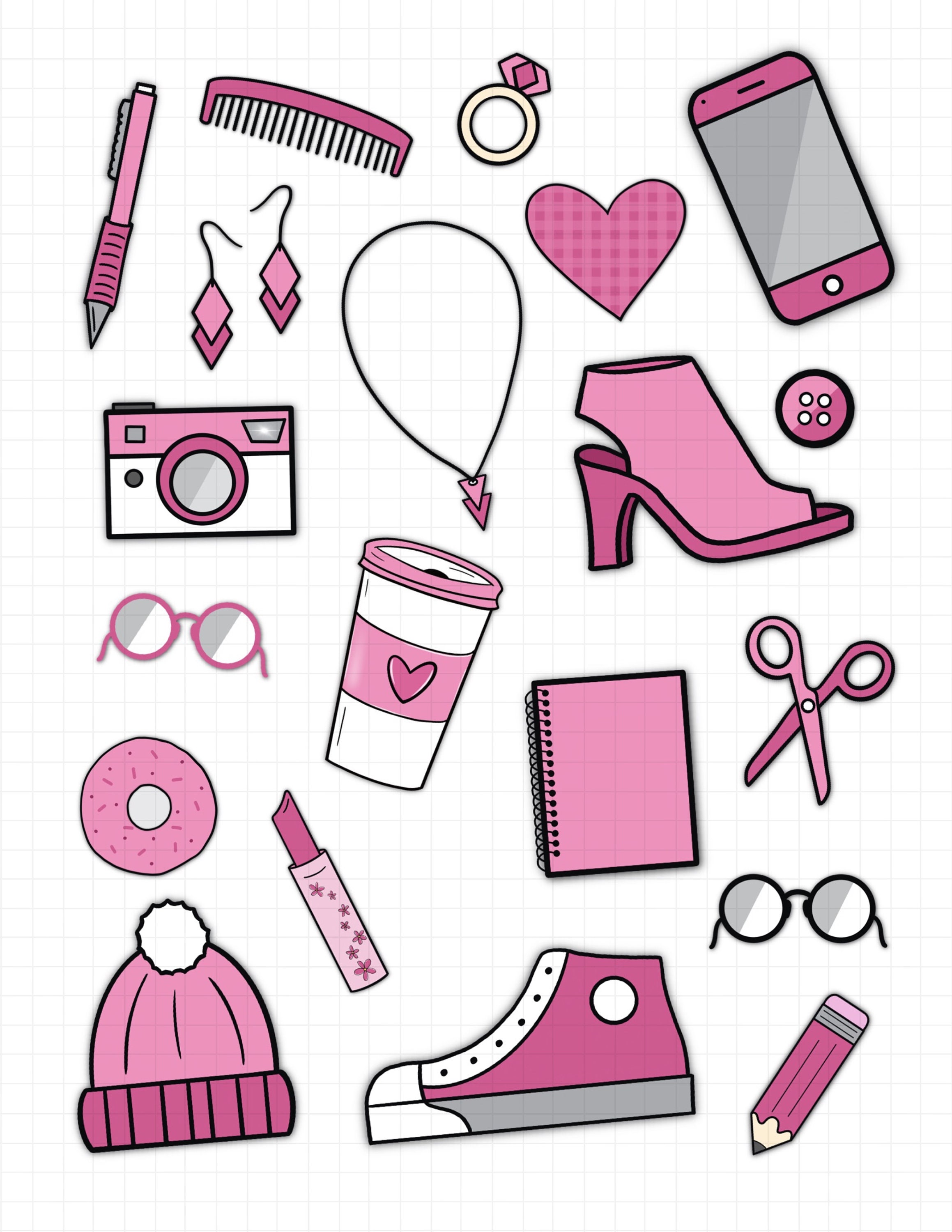 CUTE PINK Digital Stickers For Goodnotes Pre cropped PNG Etsy CUTE PINK Digital Stickers For Goodnotes Pre cropped PNG Etsy