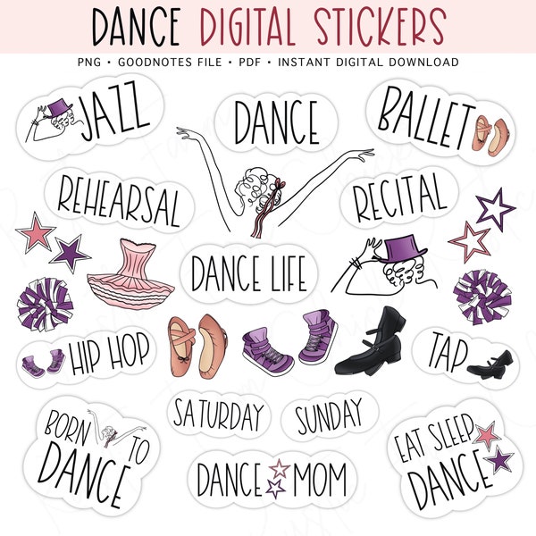 Ballet Sticker - Etsy