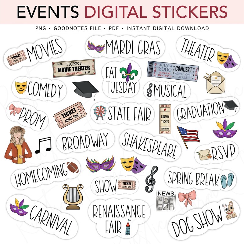 Theatre Stickers - Etsy