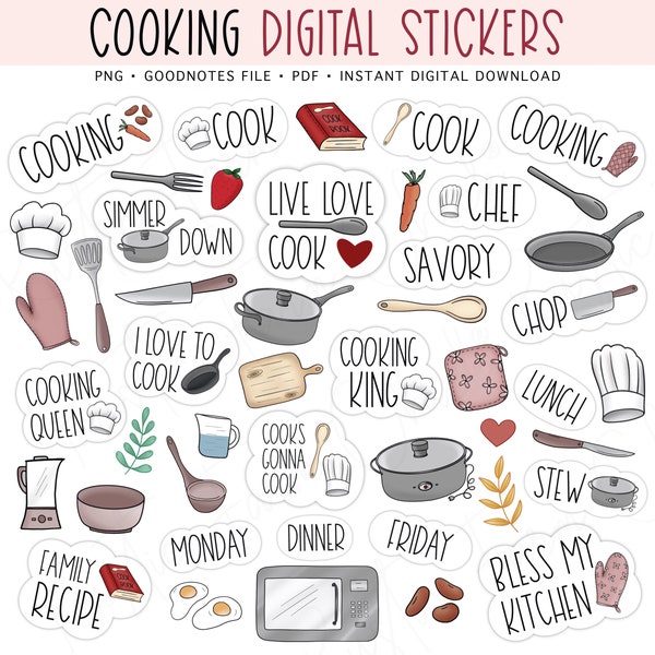 Cute Food Stickers - Etsy