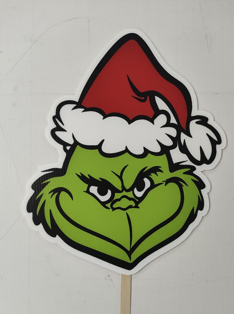 Grinch Big Head - Etsy