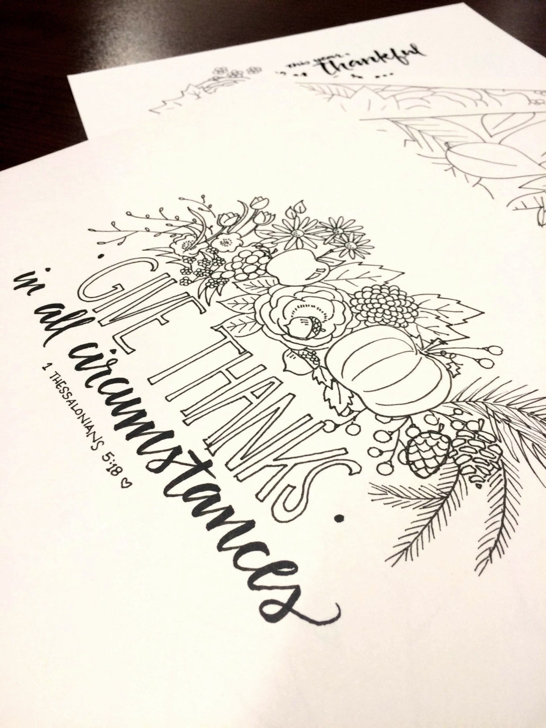 Thanksgiving Printables Pack - Etsy