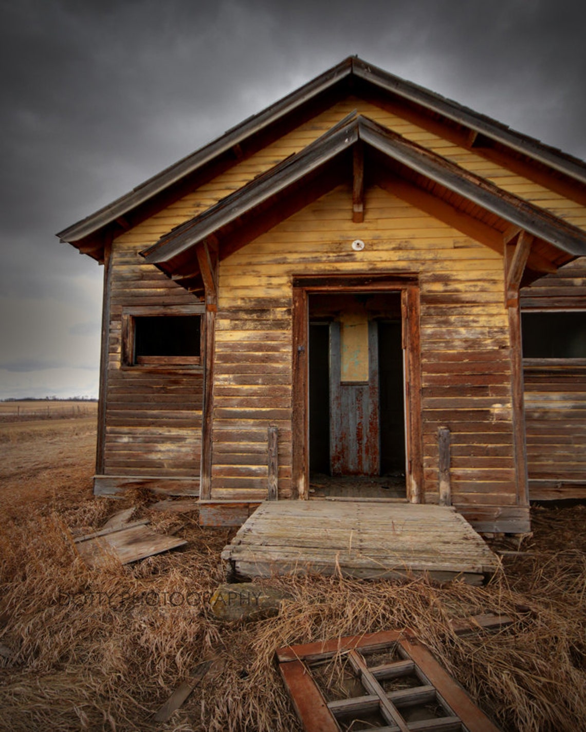 Rustic School House Fine Art Photography Alberta Prairies - Etsy