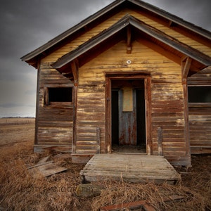 Rustic School House Fine Art Photography Alberta Prairies - Etsy