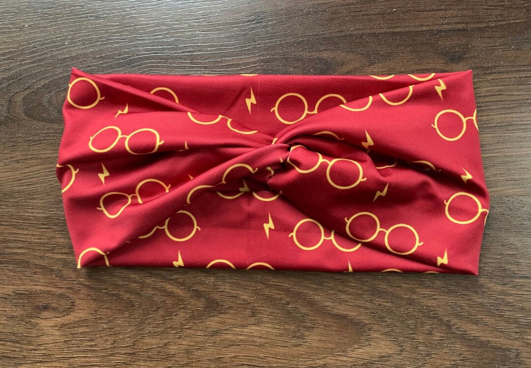 Wizard Turban Headband, Red Glasses Headband, Wizardry Headband ...