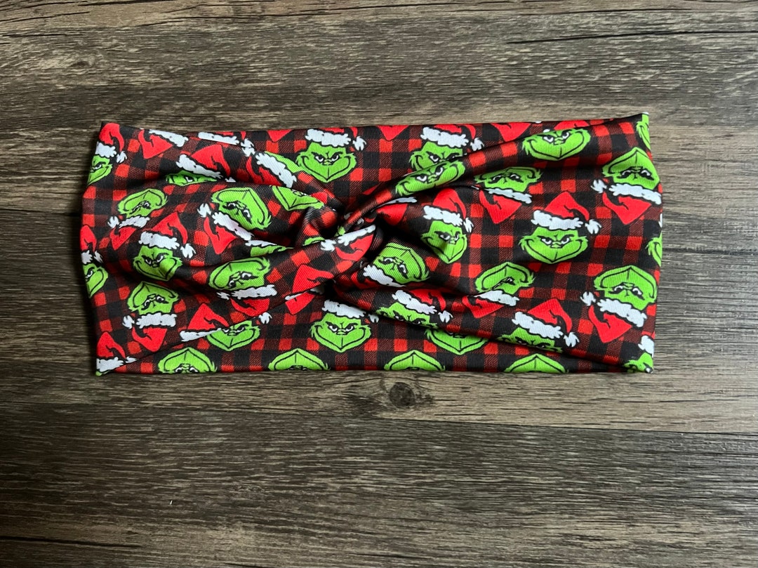 Grinch Headband Christmas Turban Holiday Headband Holiday Gift for ...