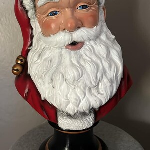 Unpainted Ready to Paint Ceramic Bisque Santa Bust - Etsy