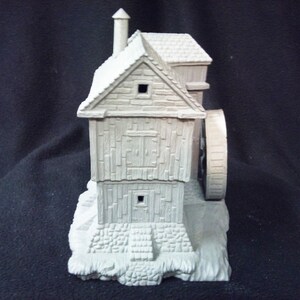 Ready to Paint or Hand Painted Ceramic Bisque Old Water Mill House ...