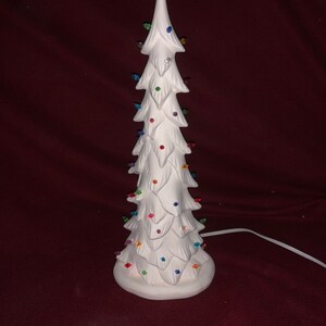 Unpainted Ready to Paint Ceramic Bisque Tall Skinny Tree - Etsy