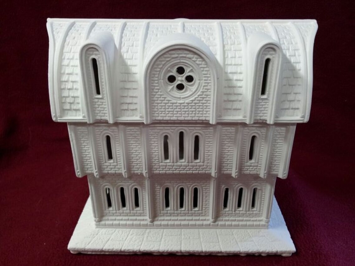 Ready to Paint or Painted Ceramic Bisque Tea House - Etsy