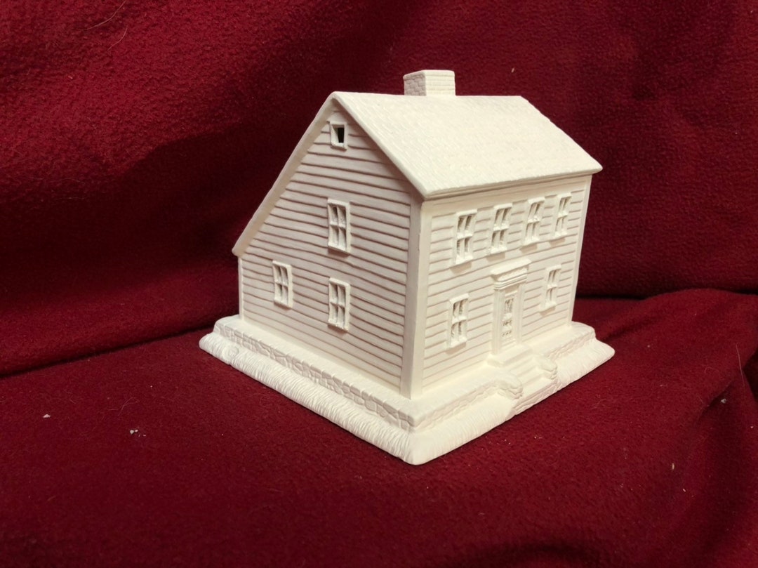 Ready to Paint Salt Box House - Etsy
