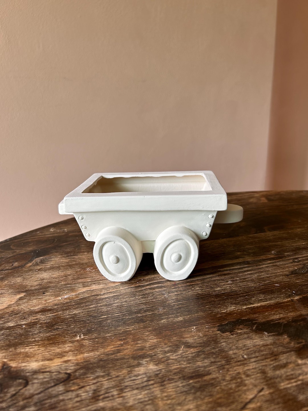 Unpainted Ready to Paint Ceramic Bisque Flatbed for Train - Etsy