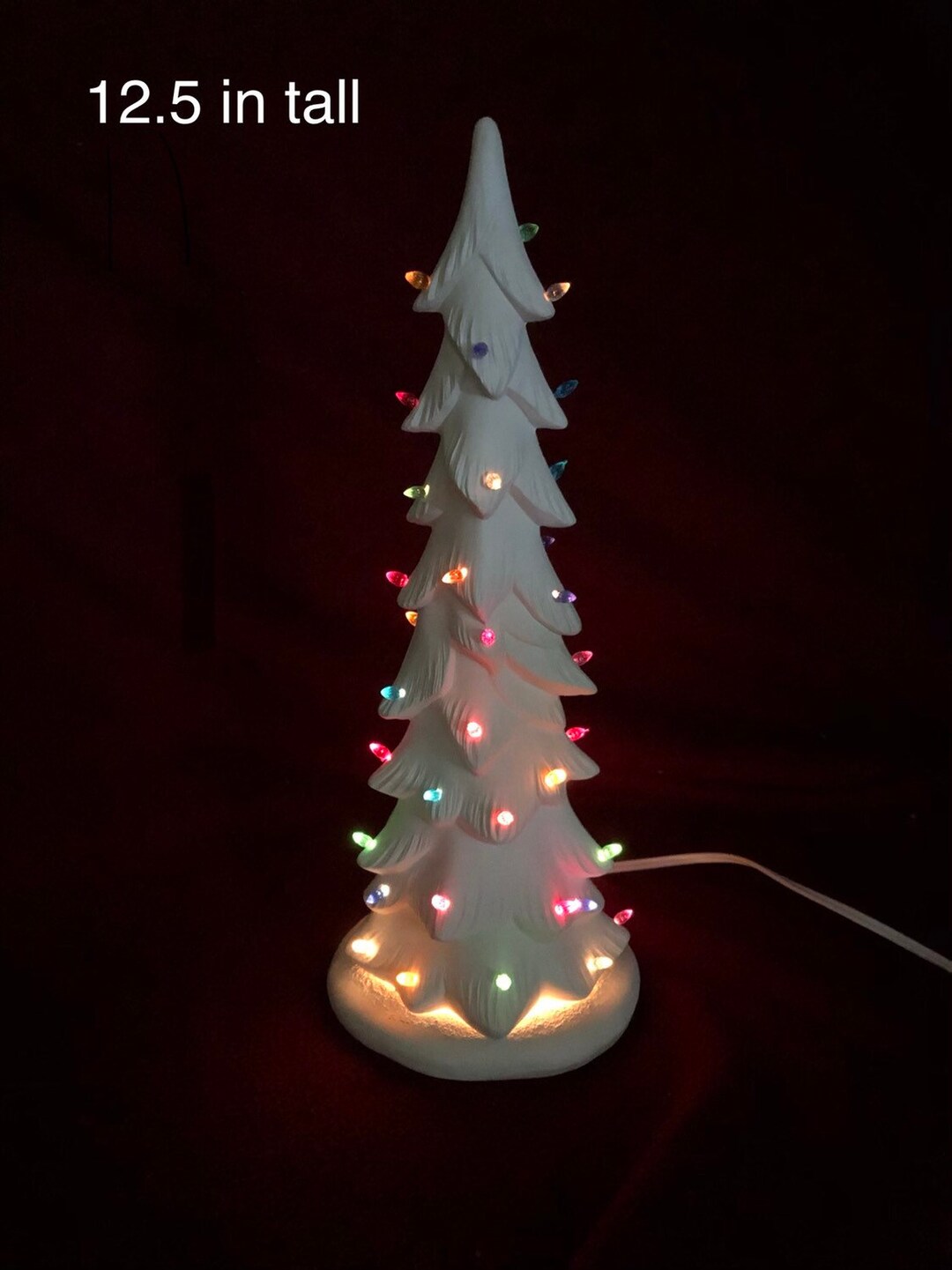 Unpainted Ready to Paint Ceramic Bisque Tall Skinny Tree - Etsy