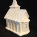 Ready to Paint or Hand Painted Ceramic Bisque Chapel / Church Village ...