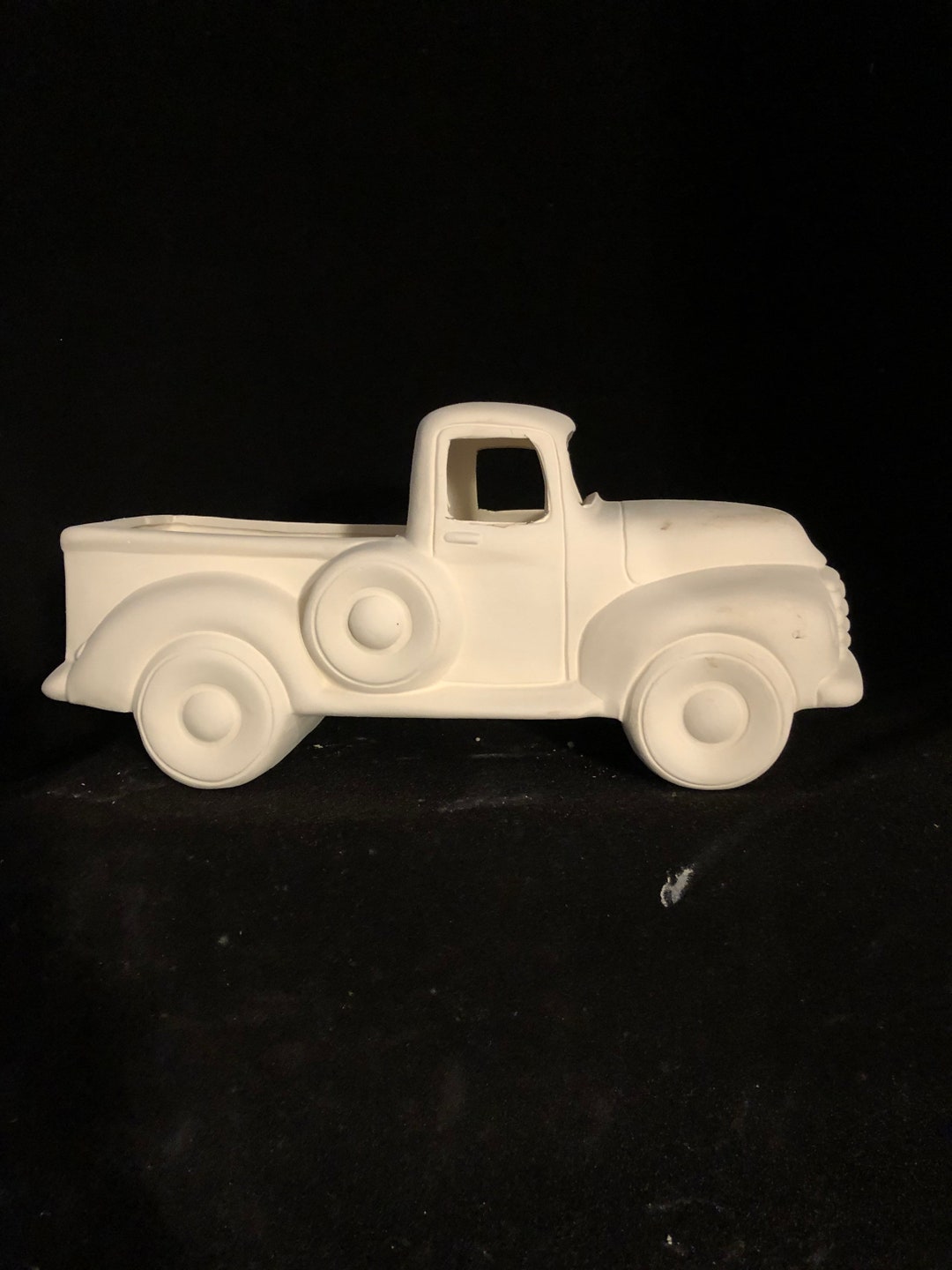 Unpainted, Ready to Paint, Ceramic Bisque Puck up Truck - Etsy