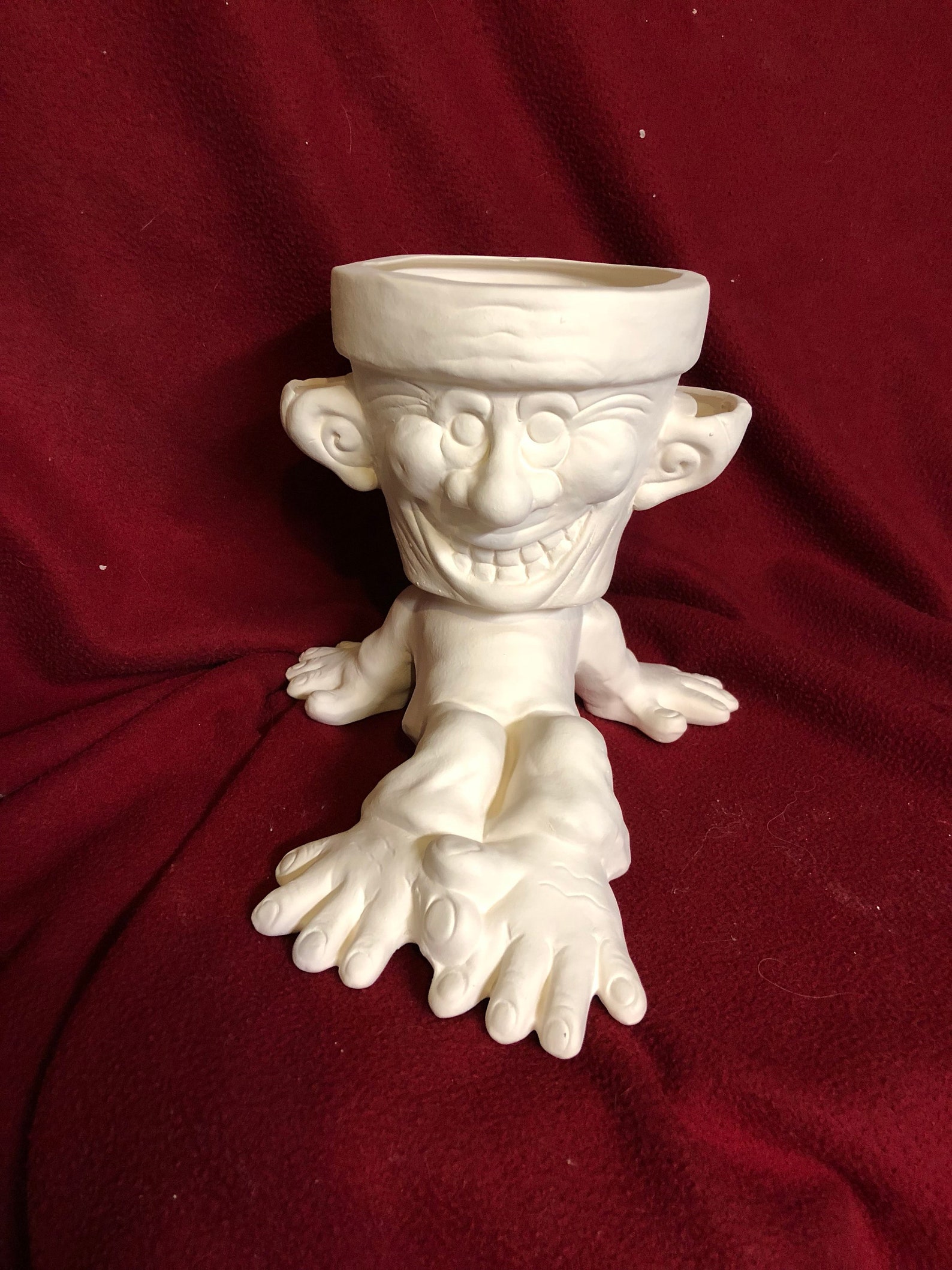 Unpainted, Ready to Paint or Hand Painted Ceramic Bisque Sprout the ...
