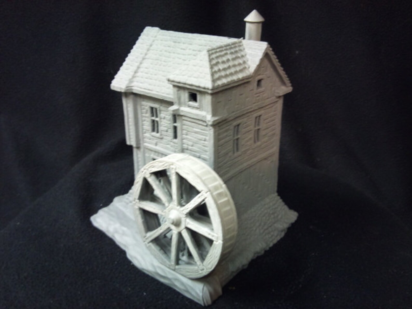 Ready to Paint or Hand Painted Ceramic Bisque Old Water Mill House ...
