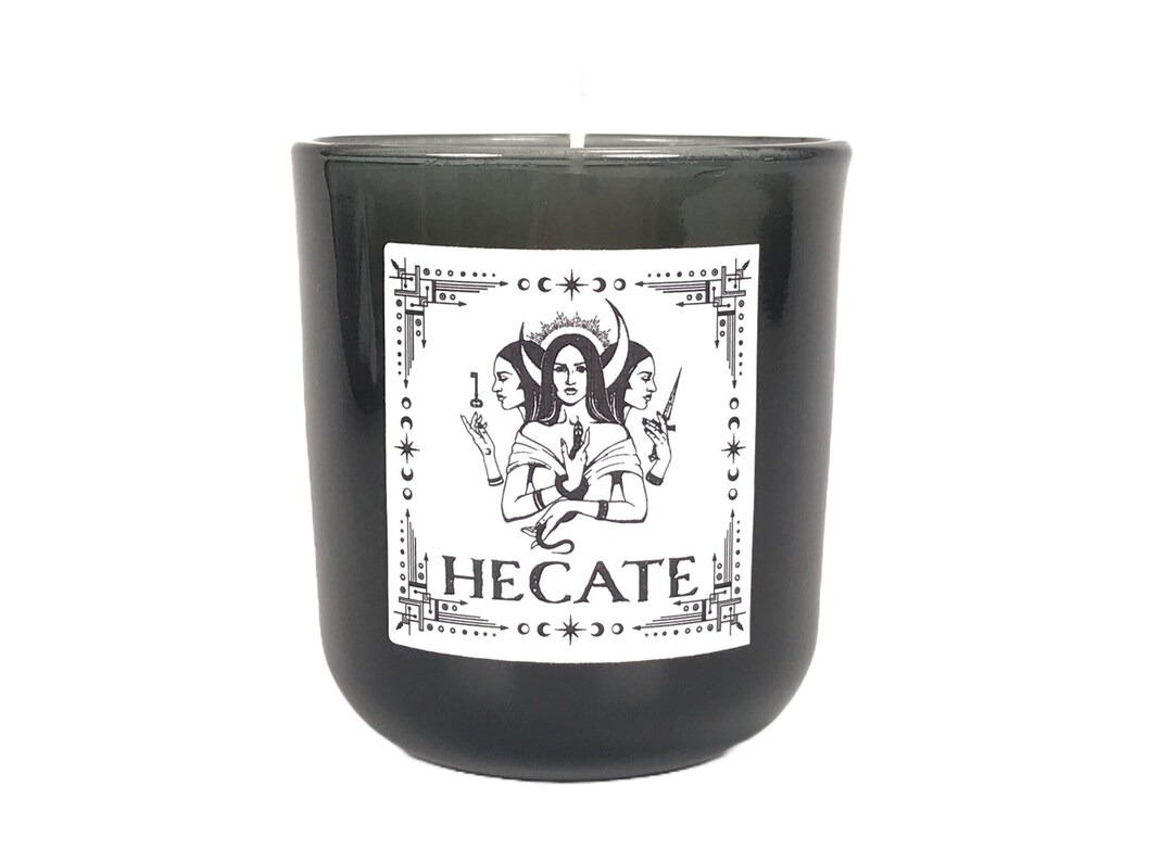Scented Candle, Hecate Hekate, Cedarwood, Leather, Tobacco, Patchouli ...