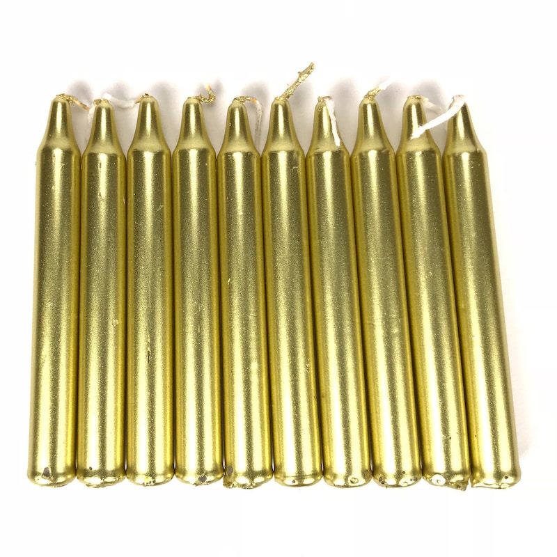 Gold Mini Ritual Candles - Etsy