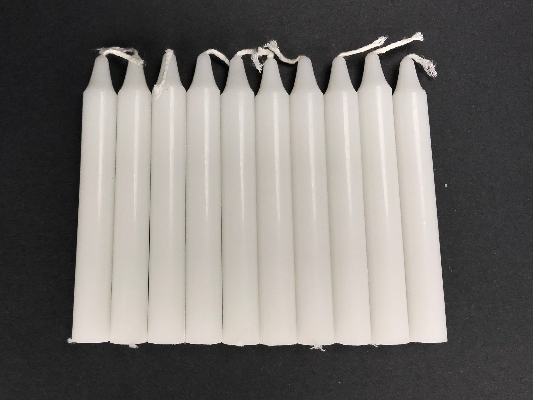 White Mini Ritual Candles, Charm Chime 4" Candles, Spells, Wicca ...