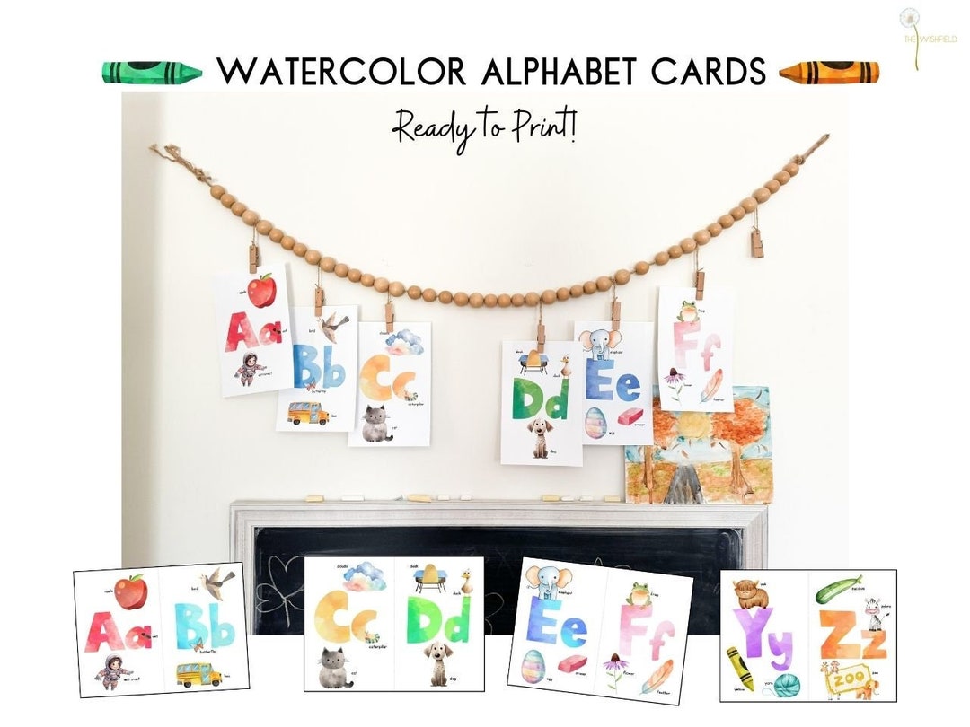 Alphabet Cards - Flash Cards - Homeschool Printable - Teacher Resources ...