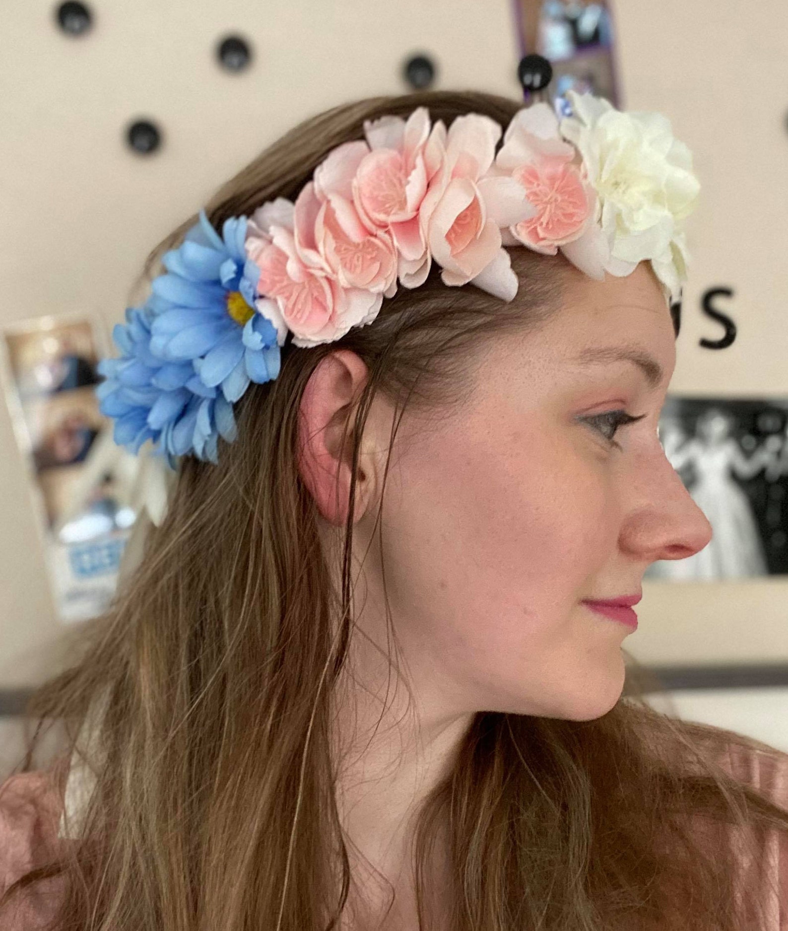 Transgender Pride Flower Crown - Etsy