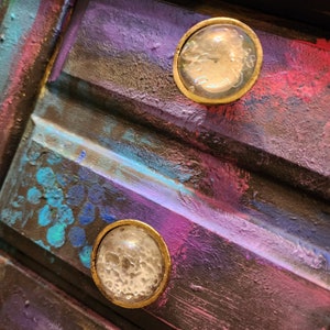 Whimsical Octopus Table | Funky Maximalist Style Rainbow Colored Small ...