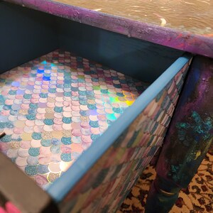 Whimsical Octopus Table | Funky Maximalist Style Rainbow Colored Small ...