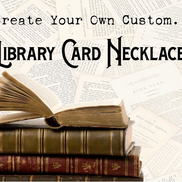 Book Necklace - Etsy