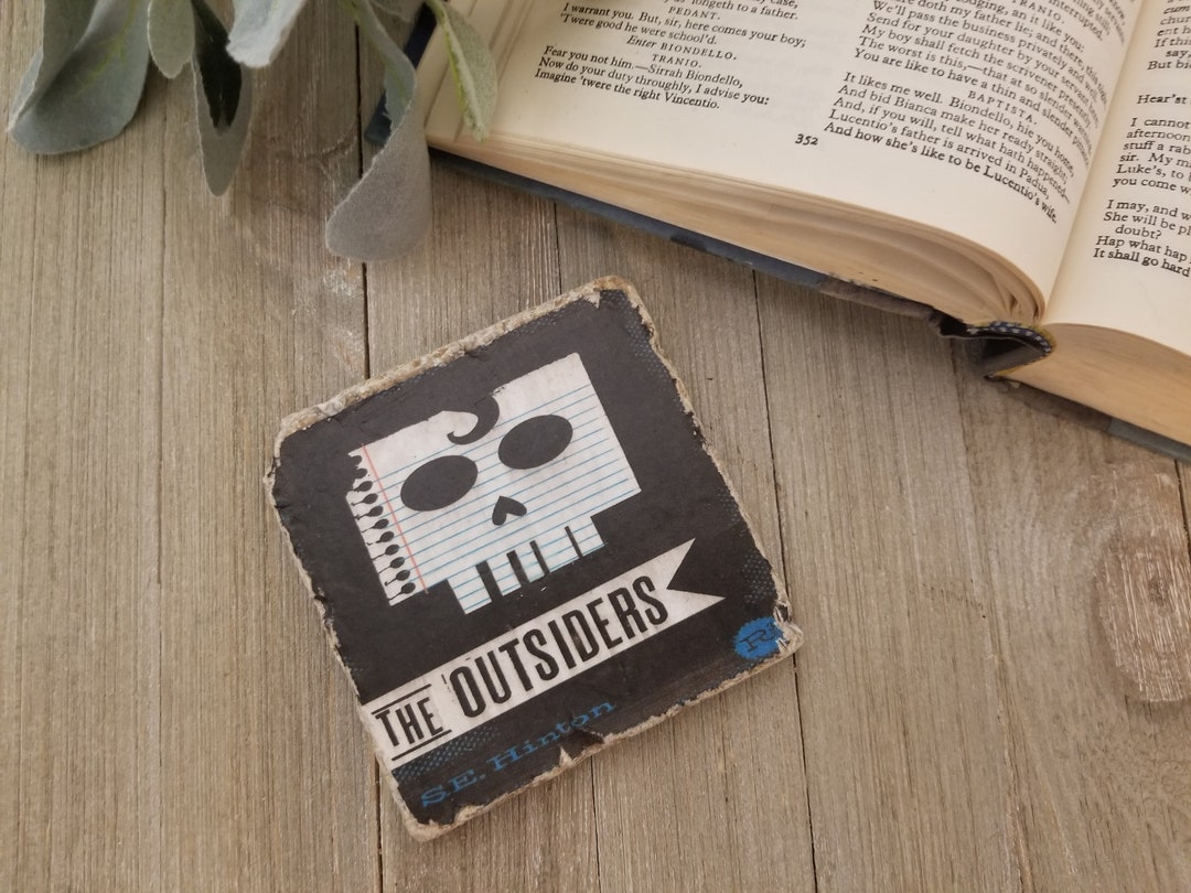 The Outsiders Book Coaster | Ponyboy, Literary Decor, Book Lover ...