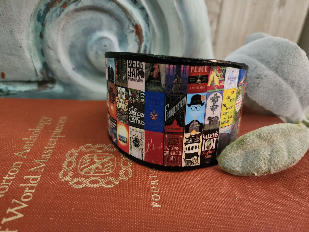 Literary Cuff Bracelet | Book Covers, Book Jewelry, Book Lover, Reader ...