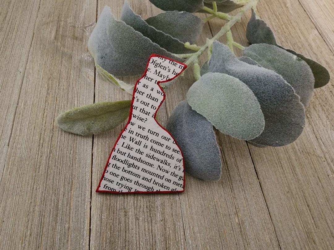 The Handmaid's Tale Brooch | Woman-shaped Feminist Banned Book Pin ...