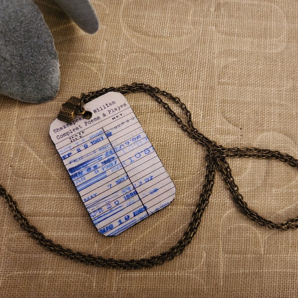 Librarian Necklace - Etsy