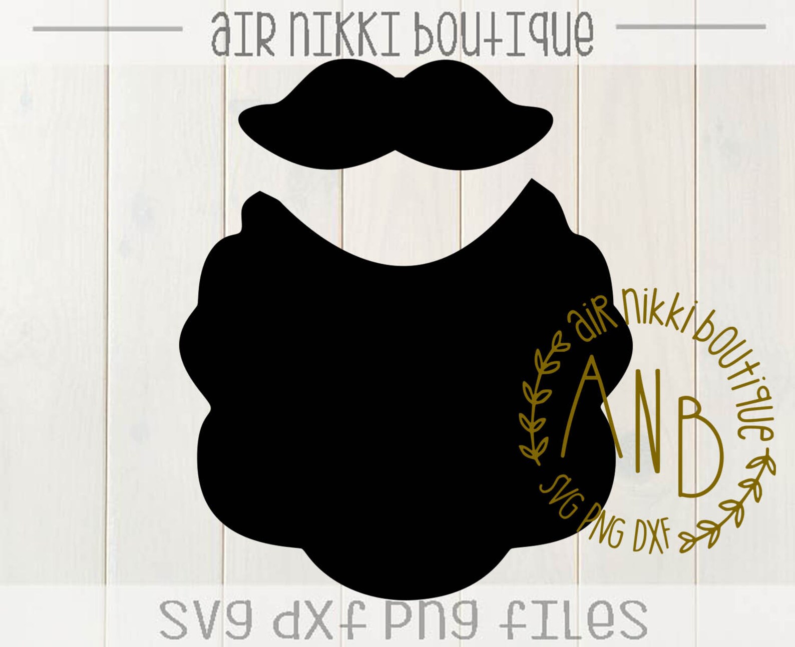 Santa Beard, Mustache, SVG, PNG, DXF, Studio 3 Files, Instant Download ...