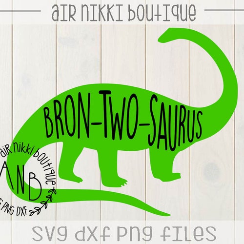 Two-a-saurus Second Birthday Two Dinosaur SVG PNG | Etsy