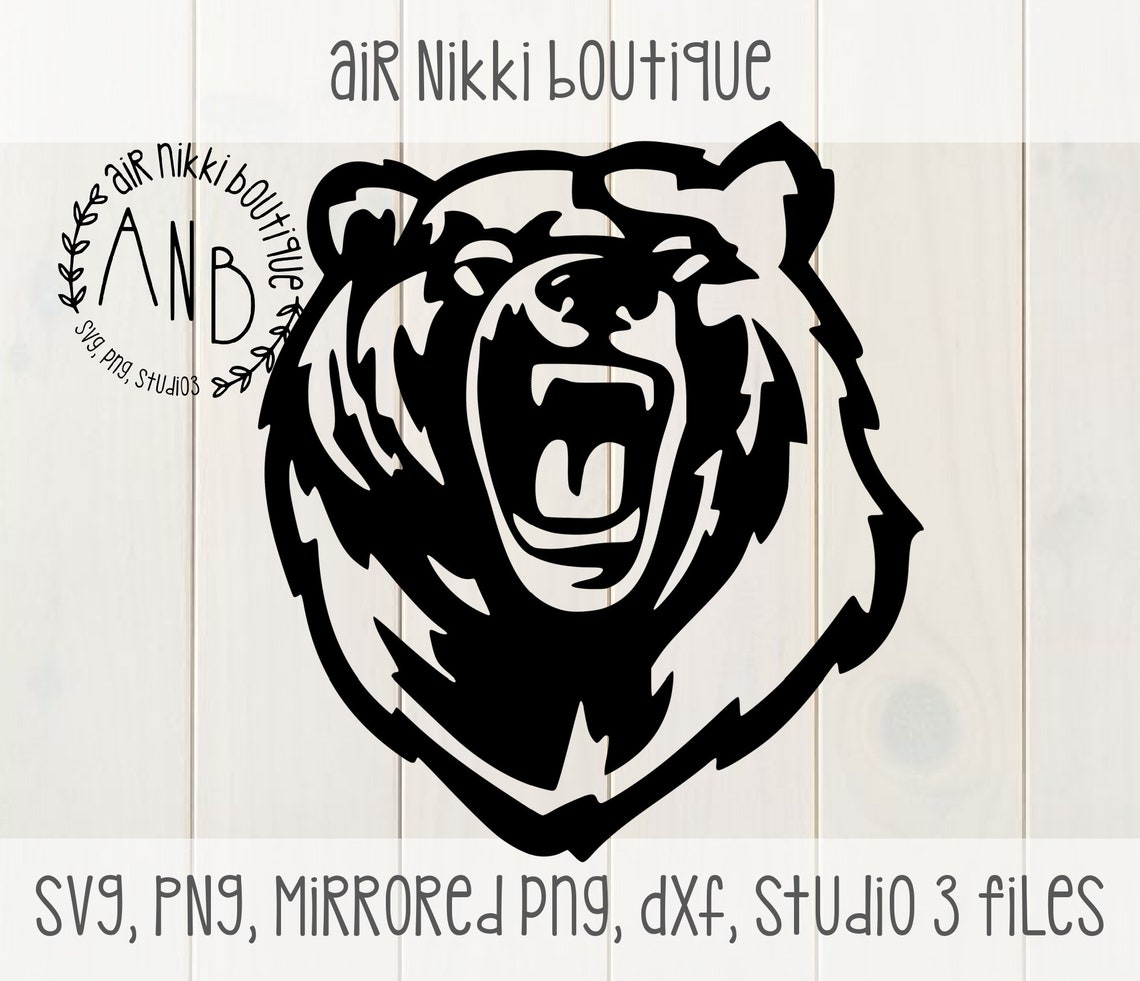 Bear SVG PNG DXF Files Instant Download - Etsy