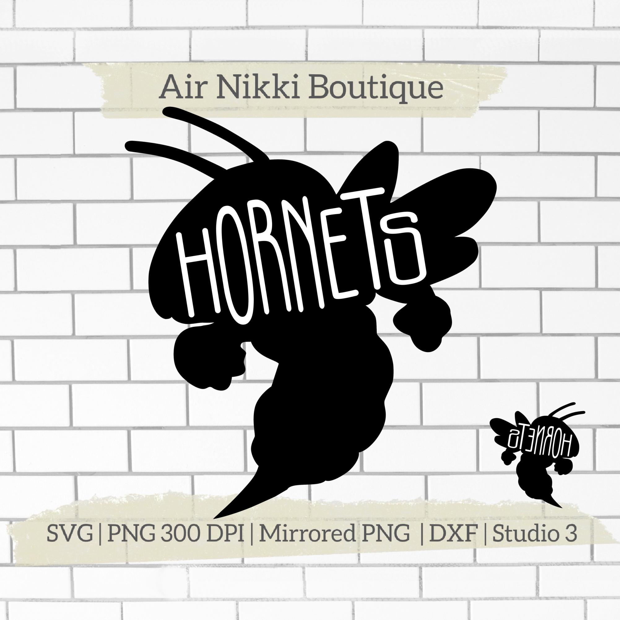 Hornets in Silhouette Hornet Outline SVG PNG DXF Mirrored Png Studio 3 ...
