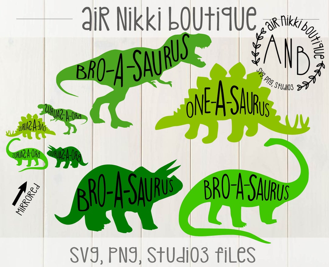 One-a-saurus, Bro-a-saurus, First Birthday, Big Brothers, Dinosaur ...