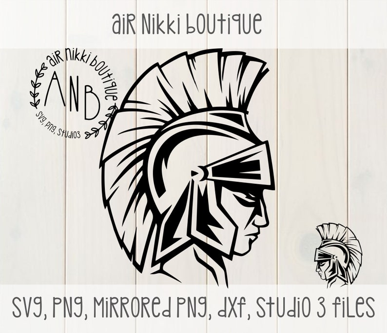 Warrior, Trojan, Greek, Roman SVG, PNG, Mirrored Png, Studio 3, DXF ...