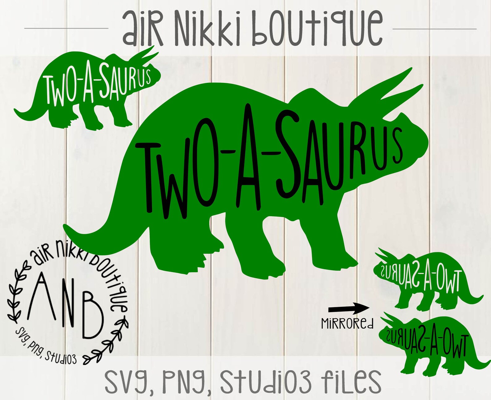 Two-a-saurus Second Birthday Two Dinosaur SVG PNG | Etsy