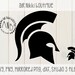 Spartan SVG, PNG, DXF Files, Instant Download - Etsy