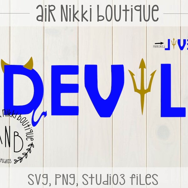 Devil Pitchfork Svg - Etsy
