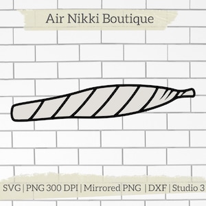 Rolled Joint Preroll Layered SVG PNG Studio 3 Files Outline Layered ...