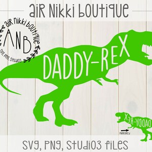Daddy-rex SVG, T-rex Dinosaur Birthday, Birthday Shirt, PNG, Studio 3 ...